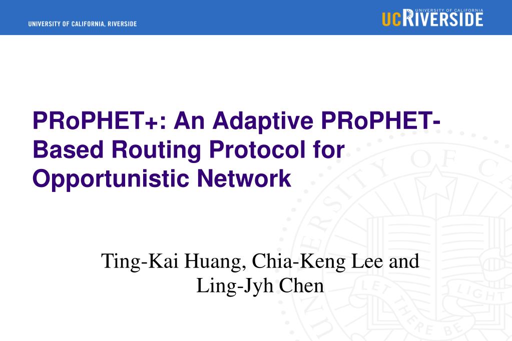 Ppt Prophet An Adaptive Prophet Based Routing Protocol For Opportunistic Network Powerpoint