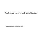 PPT - Chapter 2 The Microprocessor and its Architecture PowerPoint ...