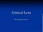 PPT - Critical Race Theory and African American Critical Lens ...