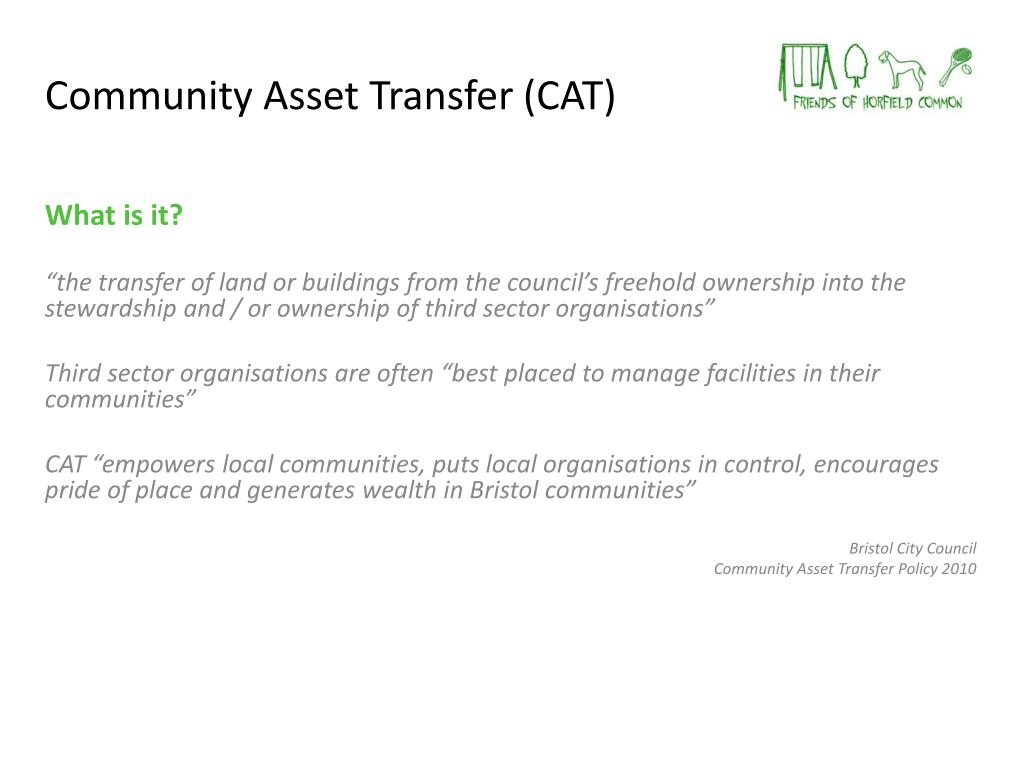 PPT - Community Asset Transfer (CAT) PowerPoint Presentation, free ...