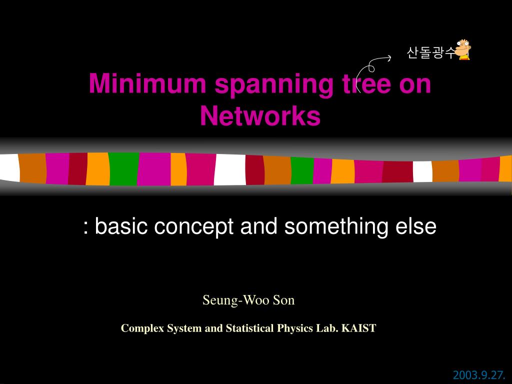 PPT - Minimum spanning tree on Networks PowerPoint Presentation, free ...