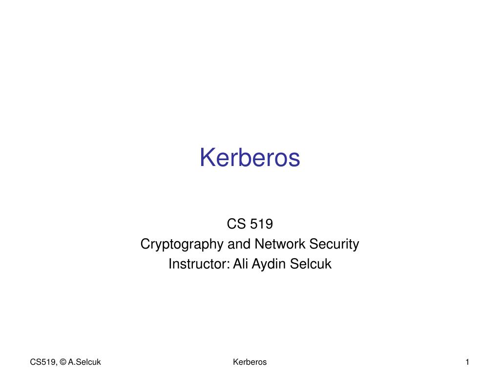 PPT - Kerberos PowerPoint Presentation, free download - ID:5083593