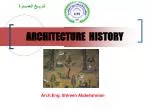 PPT - History of Architecture PowerPoint Presentation, free download ...