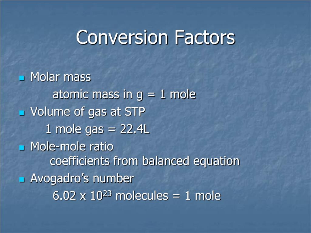 PPT - Conversion Factors PowerPoint Presentation, free download - ID ...