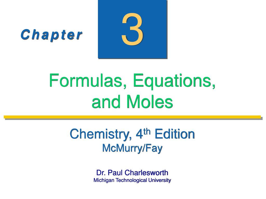 PPT - Formulas, Equations, and Moles PowerPoint Presentation, free ...