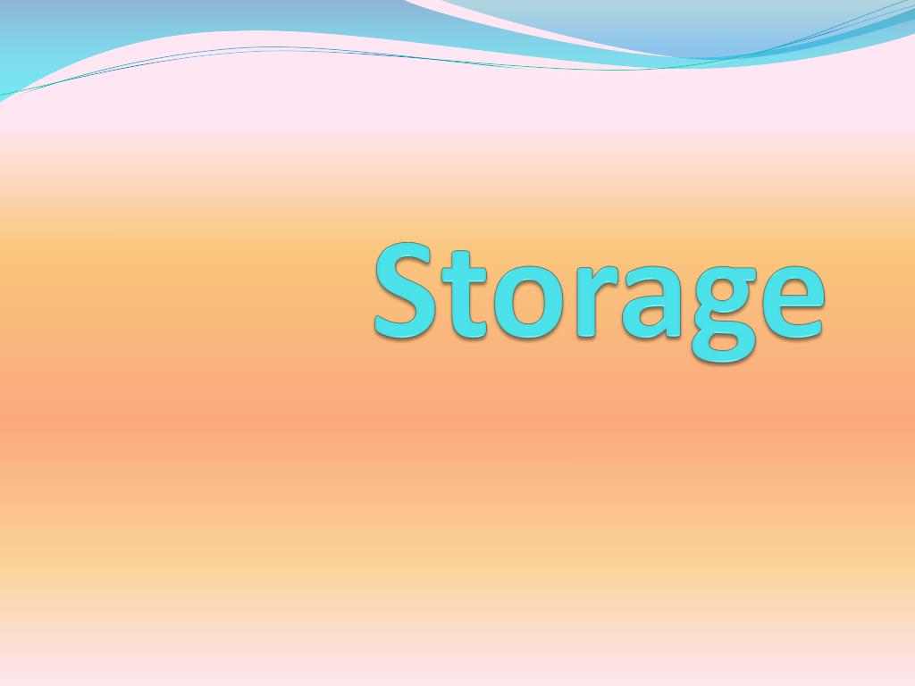 PPT - Storage PowerPoint Presentation, free download - ID:5086321