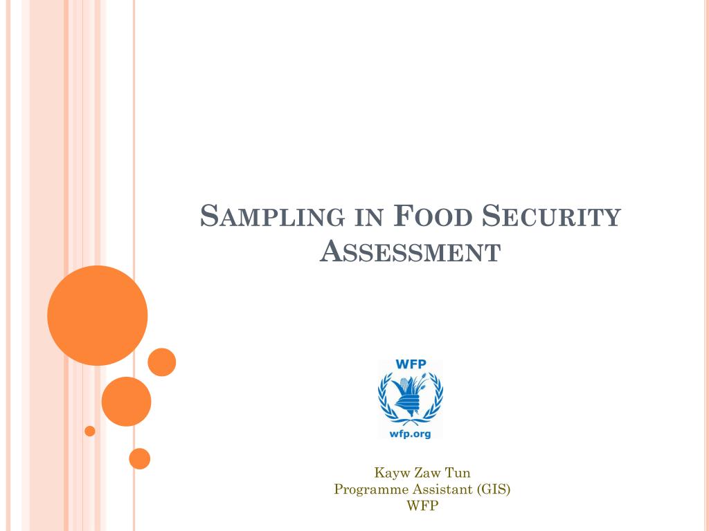 PPT - Sampling in Food Security Assessment PowerPoint Presentation ...