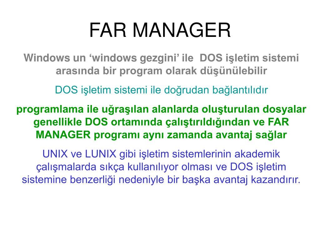 PPT - FAR MANAGER PowerPoint Presentation, free download - ID:5091771