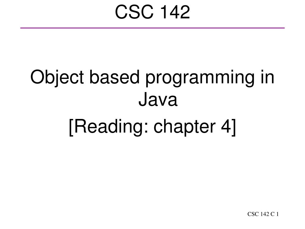PPT - Understanding Object-Based Programming in Java – Instance Fields ...