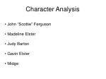 PPT - Character Analysis PowerPoint Presentation, free download - ID ...