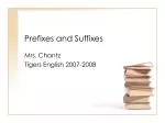PPT - Prefixes, Root Words, Suffixes PowerPoint Presentation, free ...