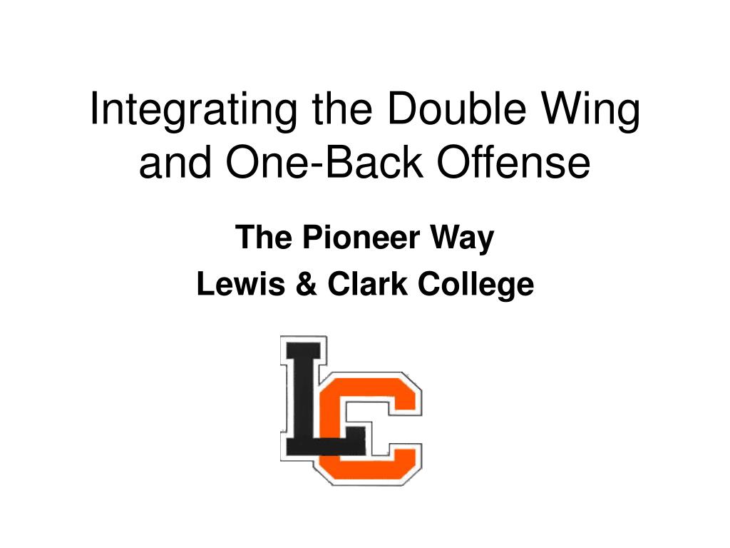 PPT - Integrating the Double Wing and One-Back Offense PowerPoint ...