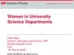 PPT - Women In Science PowerPoint Presentation, free download - ID:9669775