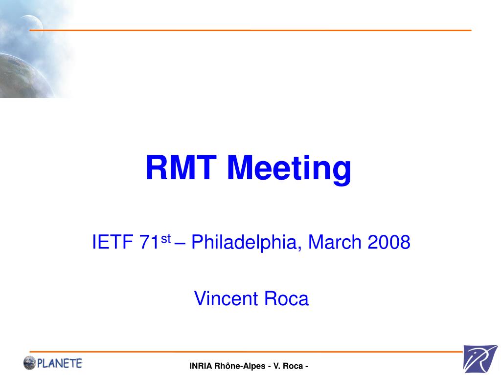 PPT - RMT Meeting PowerPoint Presentation, free download - ID:5098084