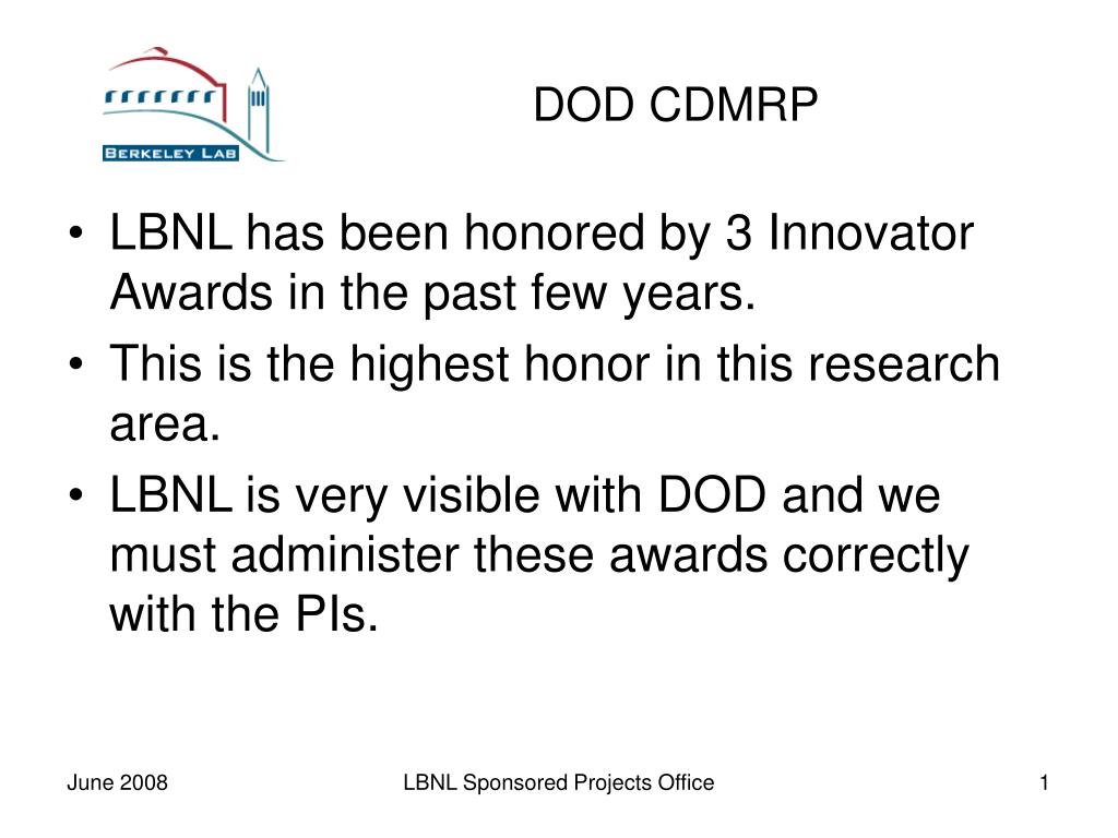 PPT - DOD CDMRP PowerPoint Presentation, free download - ID:5100182
