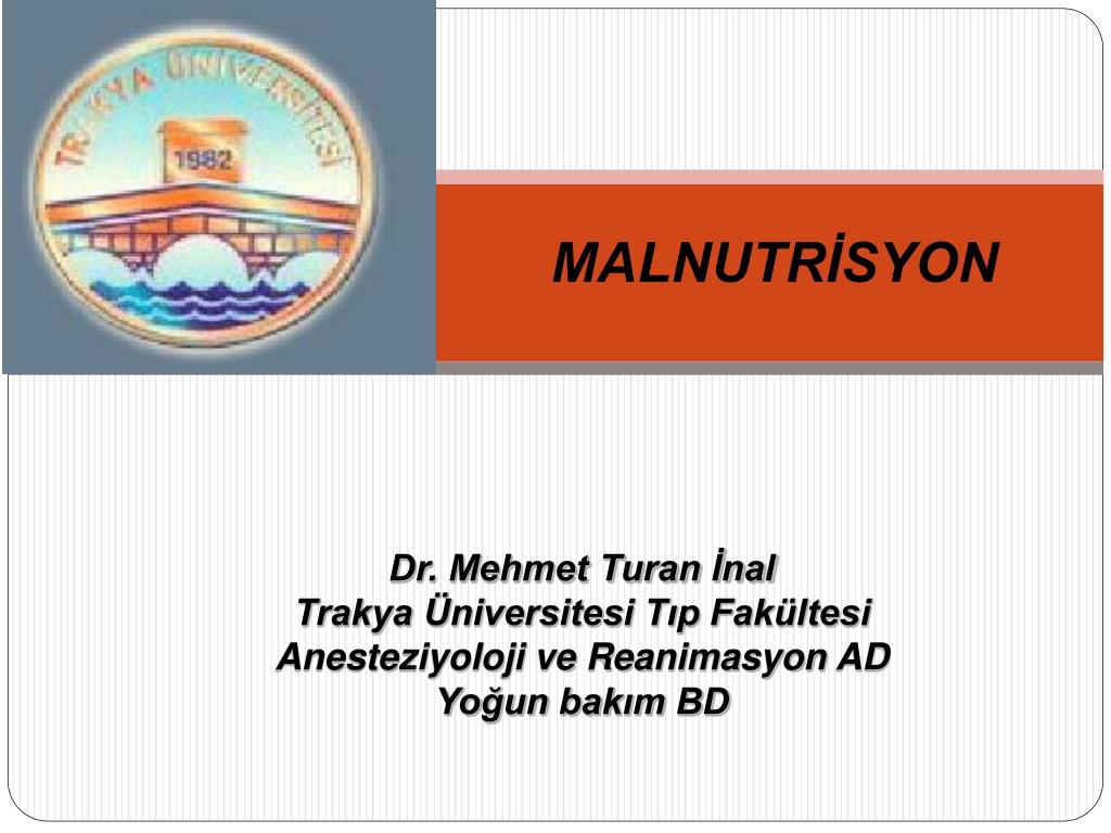 PPT - MALNUTRİSYON PowerPoint Presentation, free download - ID:5101697