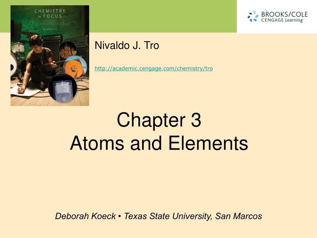 PPT - Chapter 3 Atoms and Elements PowerPoint Presentation, free ...