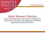 PPT - Safety Moment PowerPoint Presentation, free download - ID:1547182