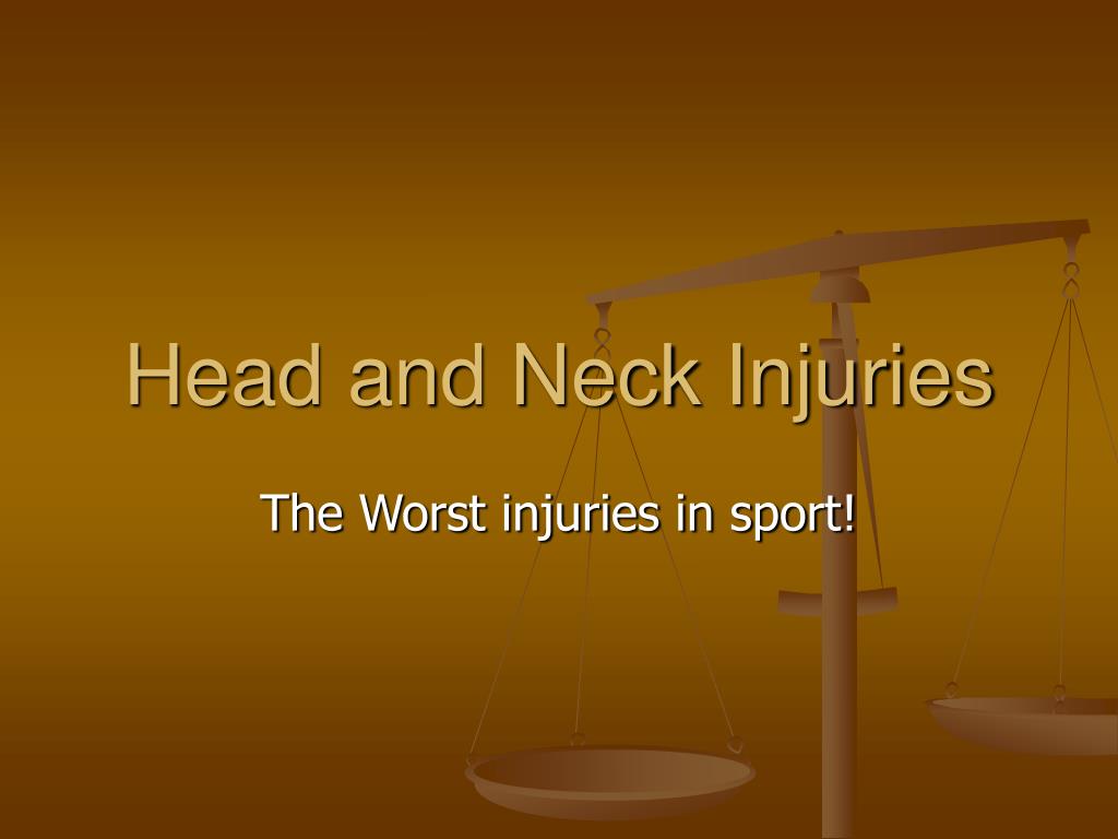 PPT - Head and Neck Injuries PowerPoint Presentation, free download ...