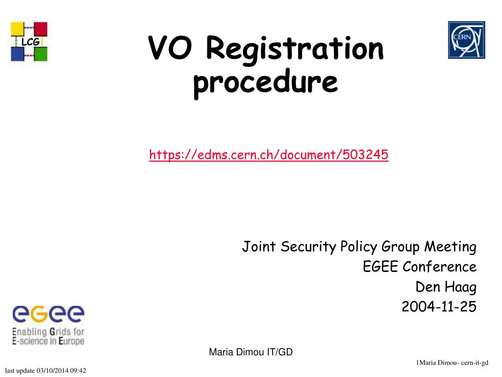 PPT - VO Registration procedure PowerPoint Presentation, free download ...
