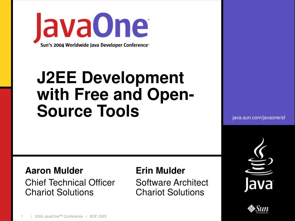 PPT - J2EE Development with Free and Open-Source Tools PowerPoint ...