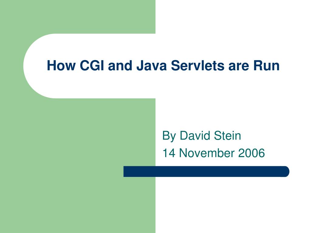 PPT - How CGI and Java Servlets are Run PowerPoint Presentation, free ...