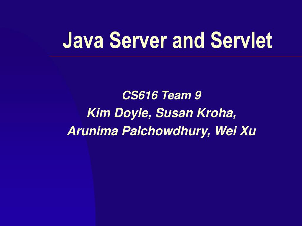 PPT - Java Server and Servlet PowerPoint Presentation, free download ...