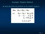 PPT - Simplex Method PowerPoint Presentation, free download - ID:9094783