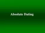 PPT - Relative and Absolute Dating PowerPoint Presentation, free ...