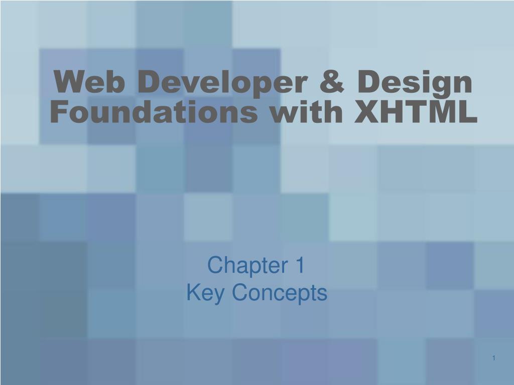 PPT - Web Developer & Design Foundations with XHTML PowerPoint ...