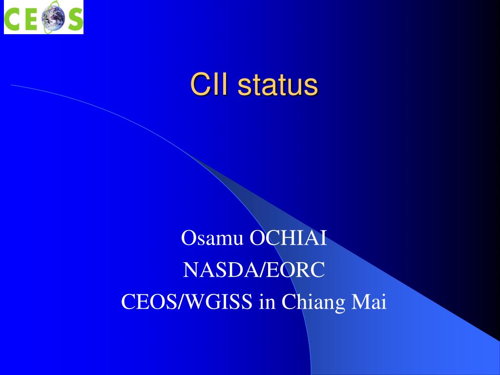 PPT - CII status PowerPoint Presentation, free download - ID:5114065