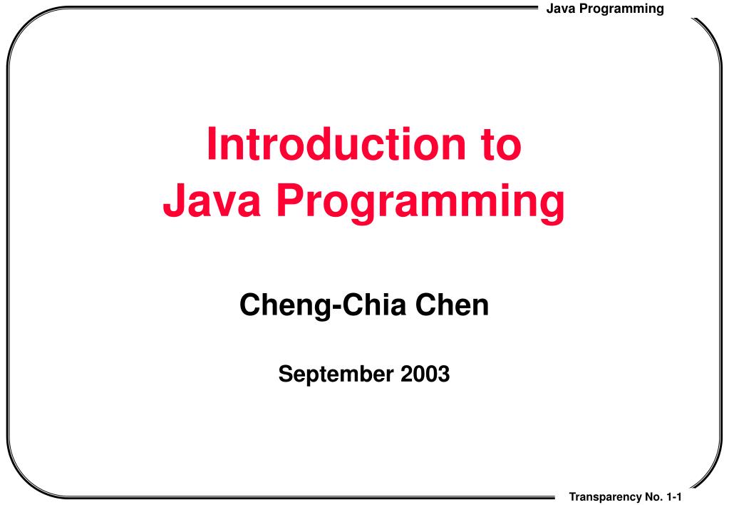 PPT - Introduction to Java Programming PowerPoint Presentation, free ...