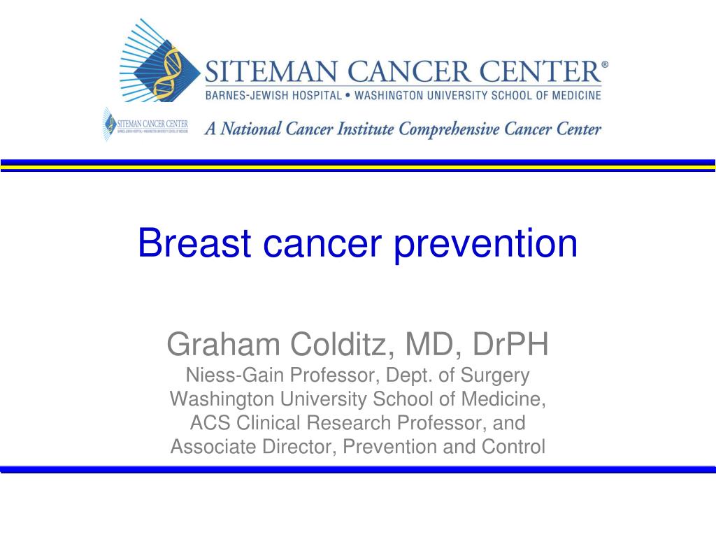 PPT - Breast cancer prevention PowerPoint Presentation, free download ...