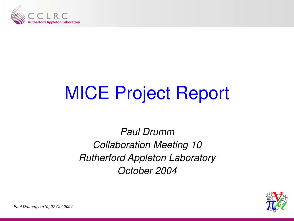 PPT - MICE Project Report PowerPoint Presentation, free download - ID ...