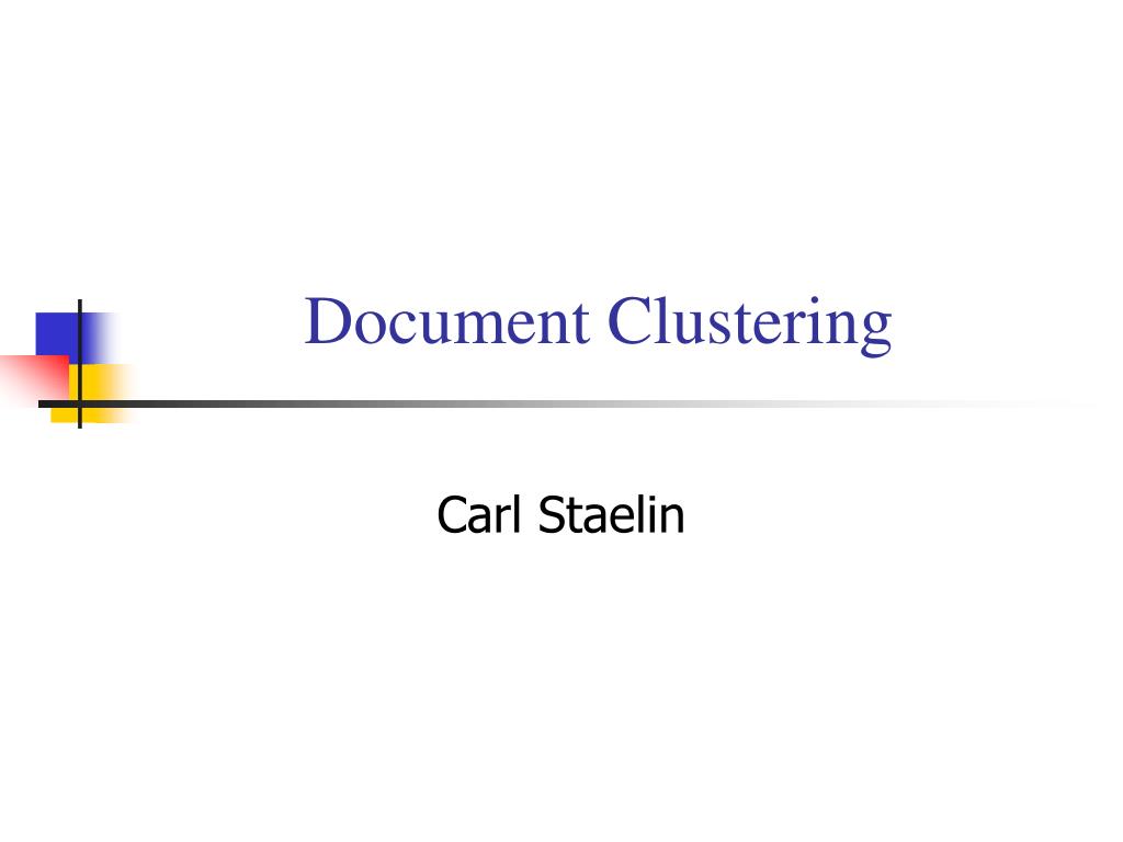 PPT - Document Clustering PowerPoint Presentation, free download - ID ...