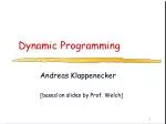 PPT - Dynamic Programming PowerPoint Presentation, free download - ID ...