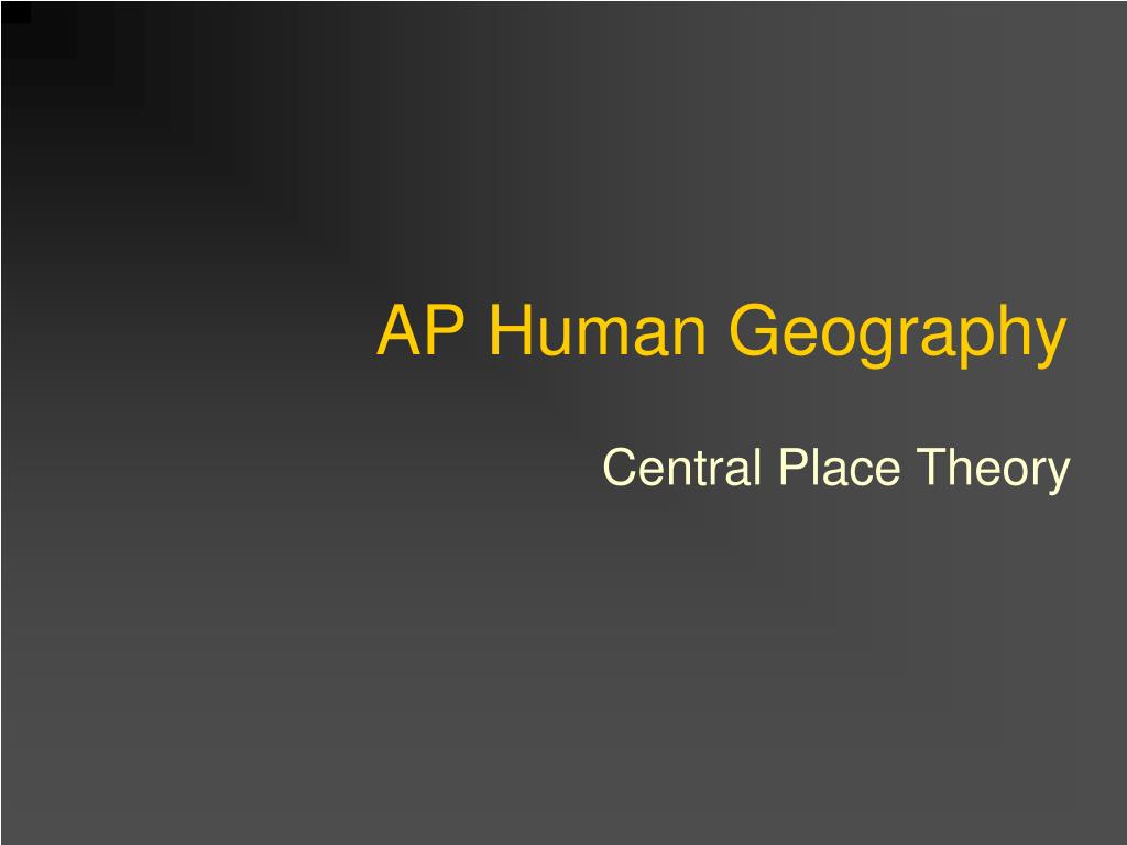 PPT - AP Human Geography PowerPoint Presentation, free download - ID ...