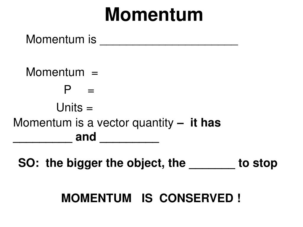 PPT - Momentum PowerPoint Presentation, free download - ID:5121785