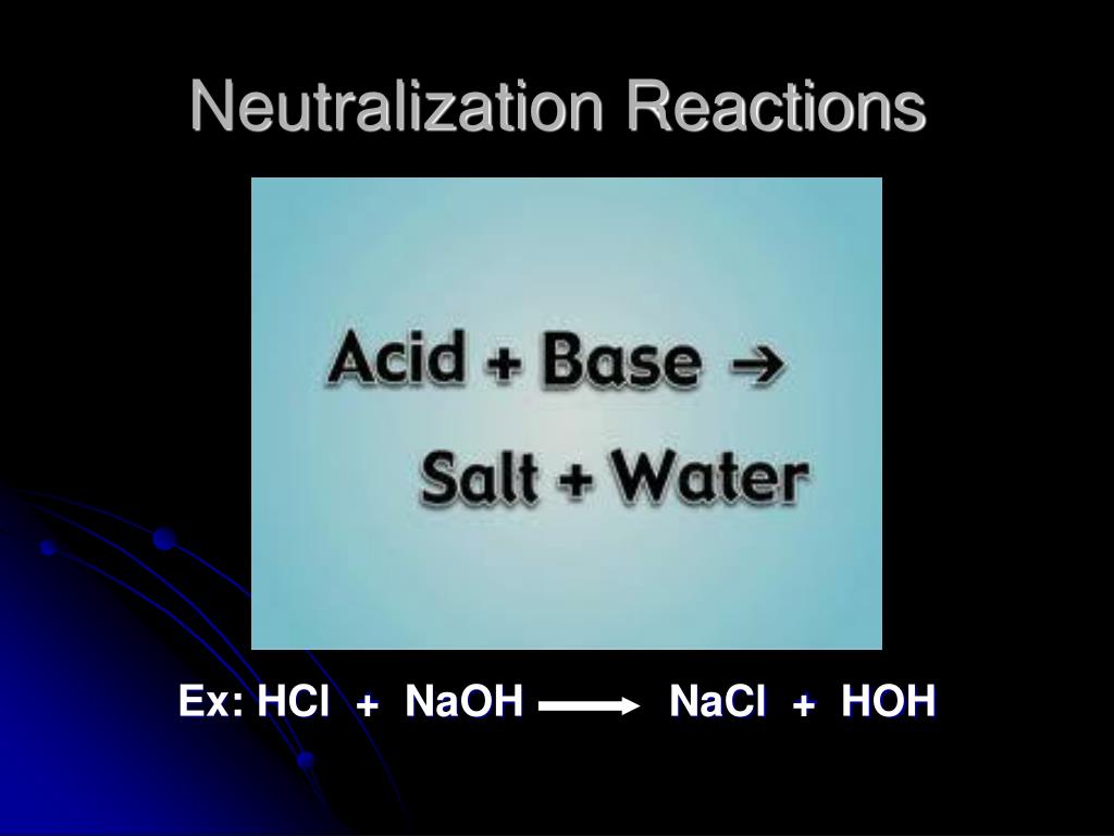 PPT - Neutralization Reactions PowerPoint Presentation, free download ...