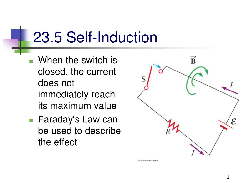 PPT - 23.5 Self-Induction PowerPoint Presentation, free download - ID ...