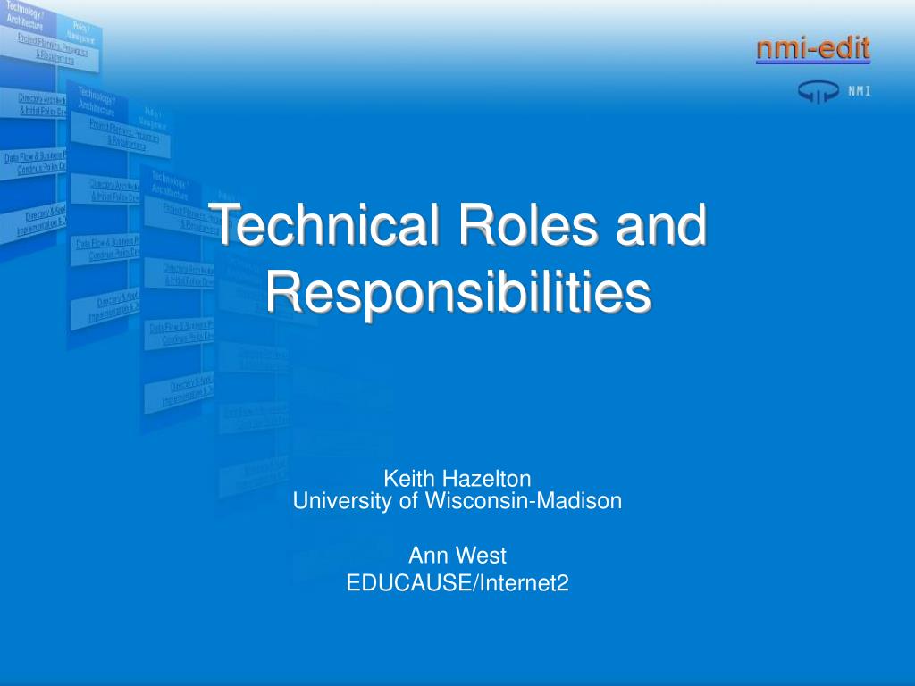 PPT - Technical Roles and Responsibilities PowerPoint Presentation ...