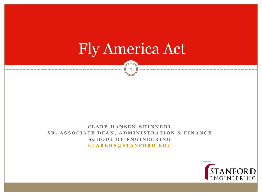 PPT - Fly America Act PowerPoint Presentation, free download - ID:5126656