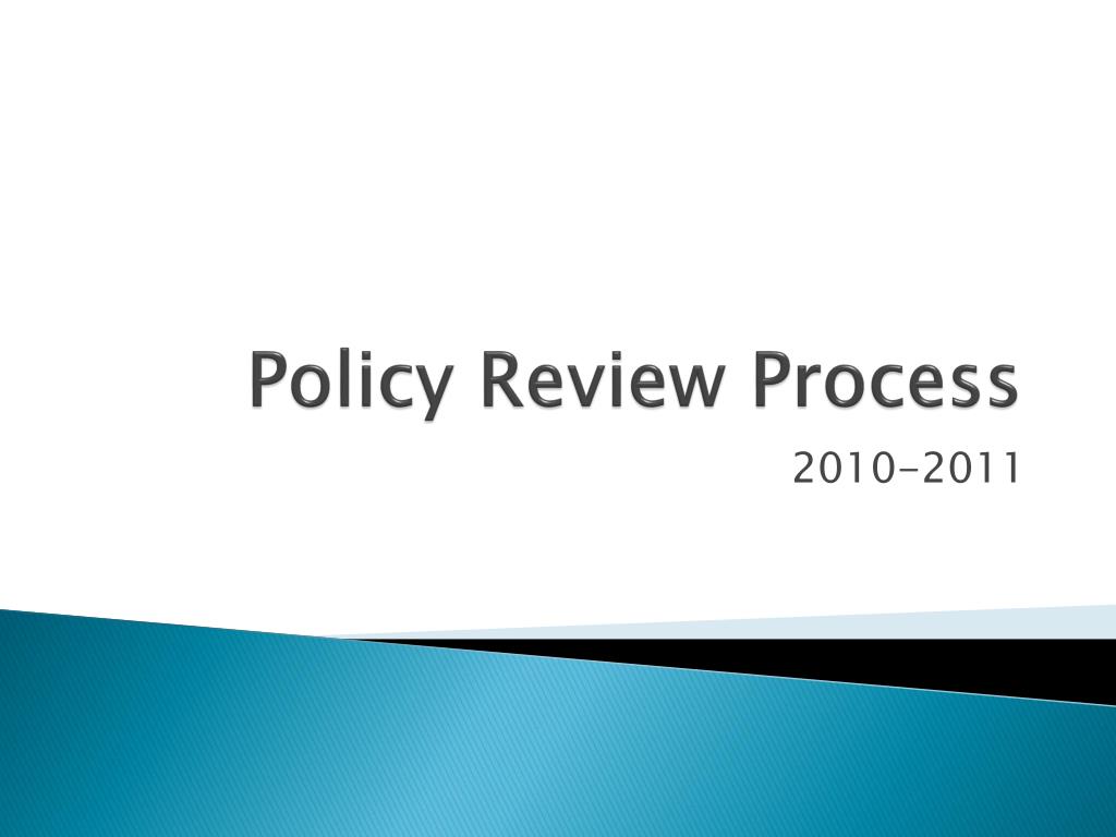 PPT - Policy Review Process PowerPoint Presentation, free download - ID ...