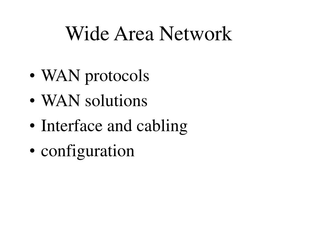 PPT - Wide Area Network PowerPoint Presentation, free download - ID:5131100