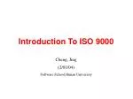 PPT - Introduction to ISO 9000 Standards PowerPoint Presentation, free ...