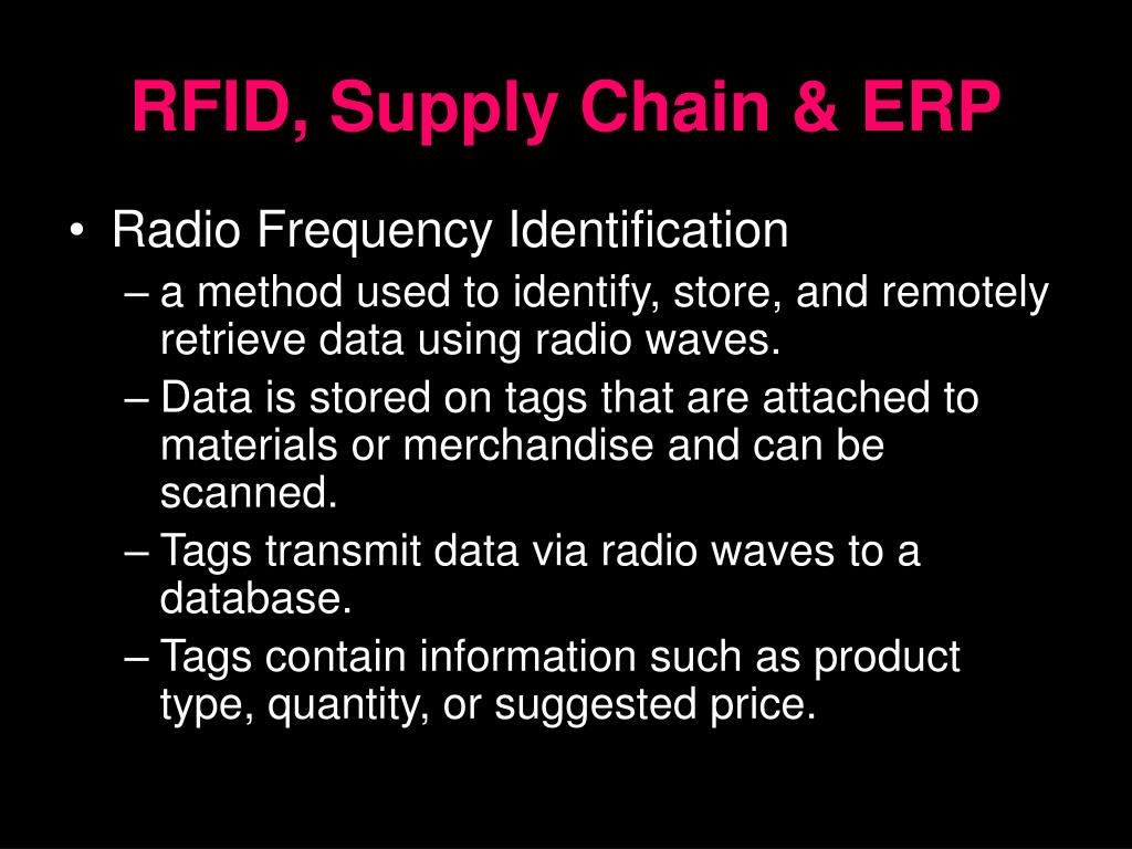 PPT - RFID, Supply Chain & ERP PowerPoint Presentation, free download ...