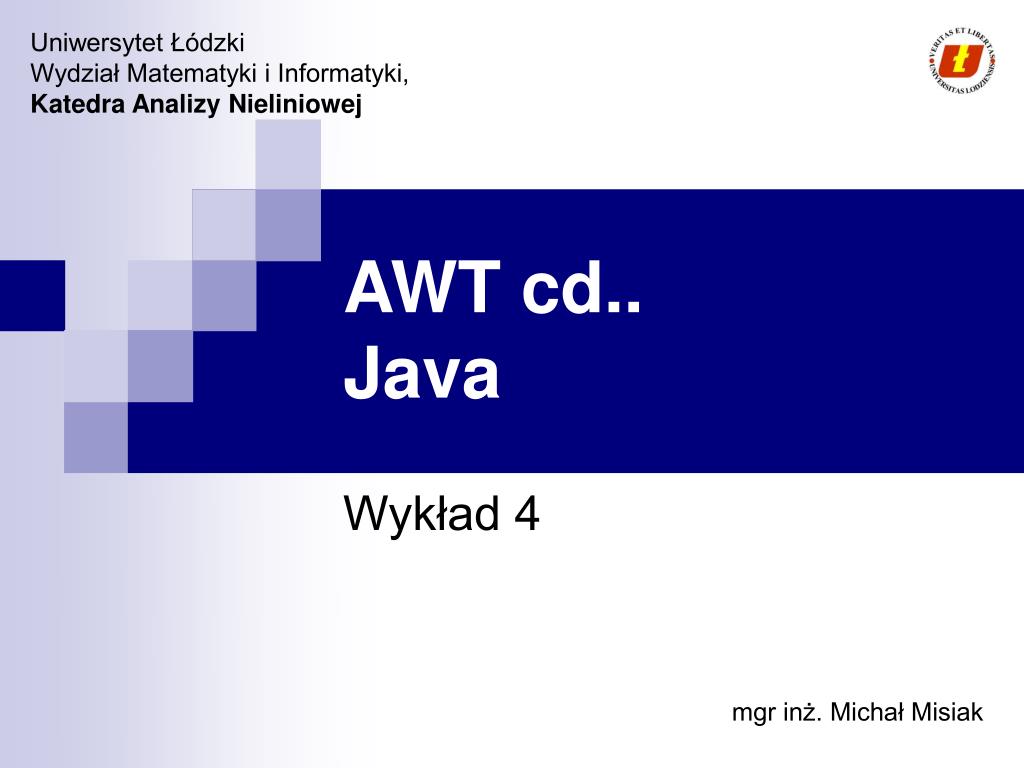 PPT - AWT cd.. Java PowerPoint Presentation, free download - ID:5136635