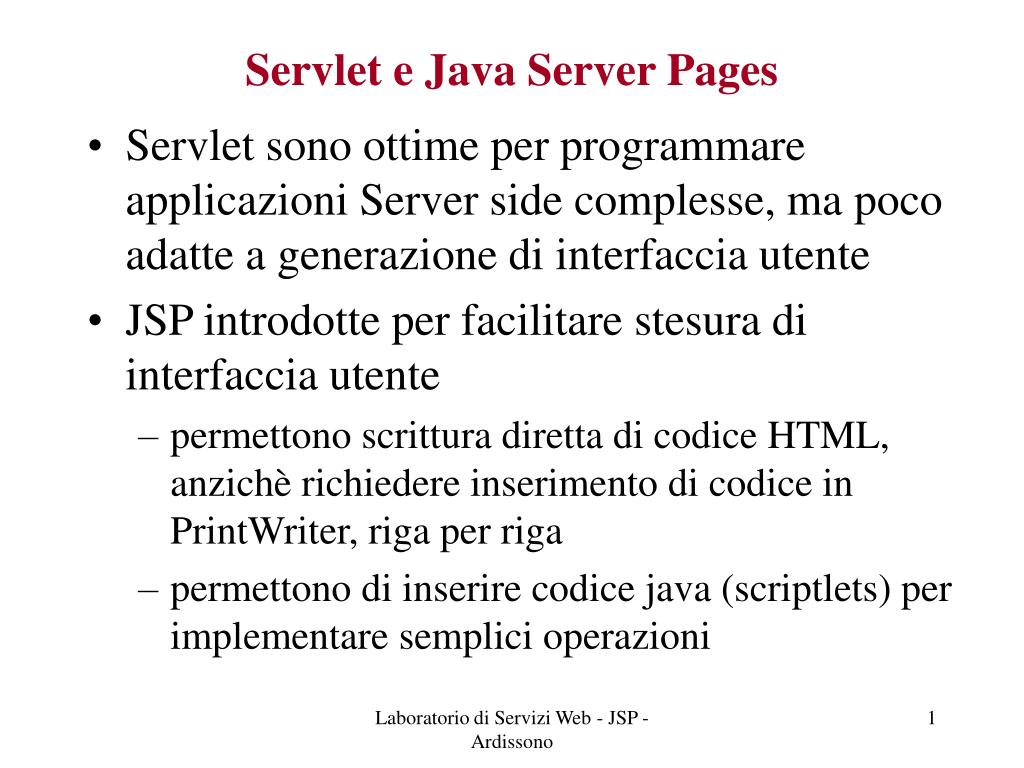 PPT - Servlet e Java Server Pages PowerPoint Presentation, free ...