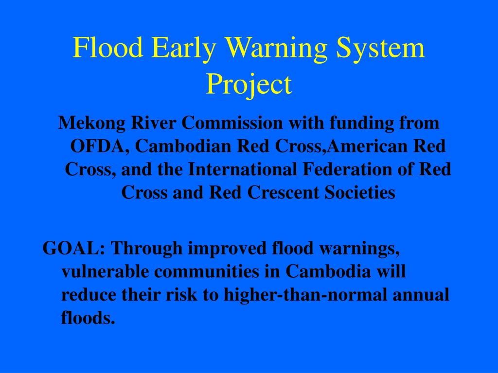 PPT - Flood Early Warning System Project PowerPoint Presentation, free ...