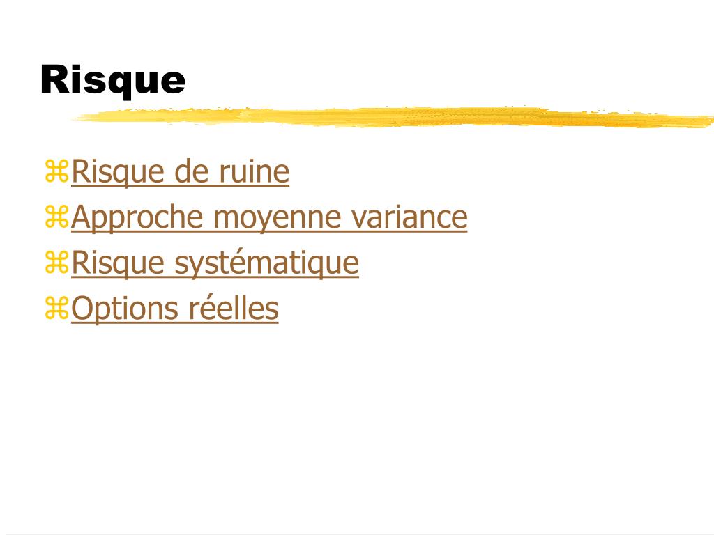 PPT - Risque PowerPoint Presentation, free download - ID:5138939
